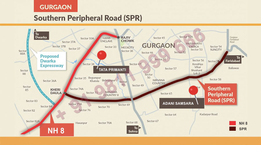 New Routes to Link SPR With NH8